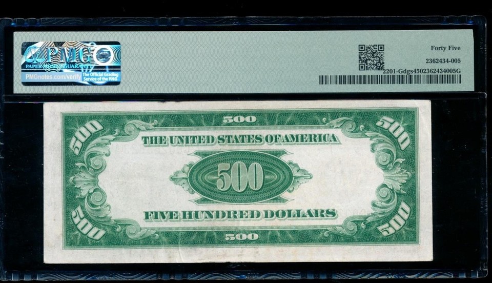 AC 1934 $500 FIVE HUNDRED DOLLAR BILL Chicago PMG 45 | eBay