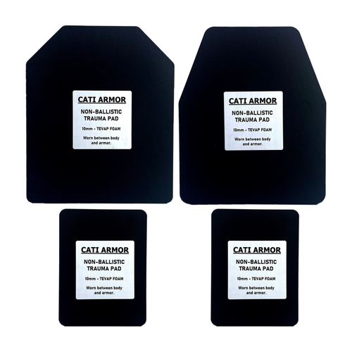 10mm Trauma Pads Backers 10x12 6x8 For AR500 Steel Body Armor Plates ...