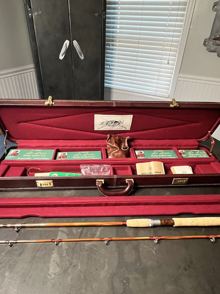 LeLure Legend Musky Collector's Custom & Numbered Rod; Reel; Case ...