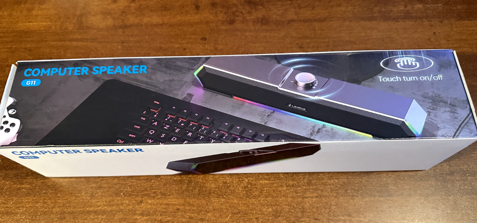 G11 Computer Speakers for Desktop Touch Lights PC Speakers with Surge ...