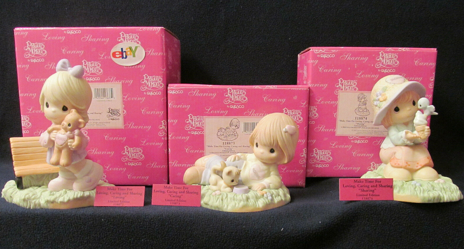 NIB 2003 Precious Moments E-Bay Only Figurine # 118872 - Make Time for ...