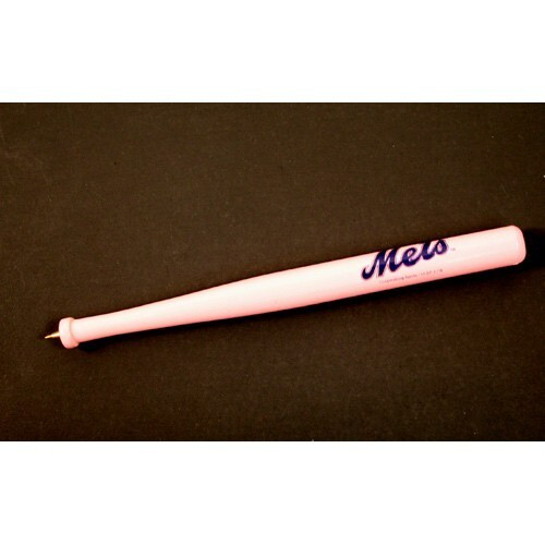 2pk New York Mets Pens Pink Baseball Bat Style Writing MLB Official ...