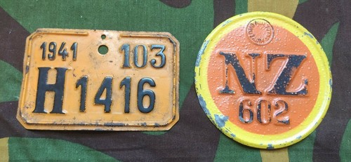 MUSEUM QUALITY ** WW2 NDH USTASHA LICENSE PLATE CIVIL DEFENCE TRUCK ...