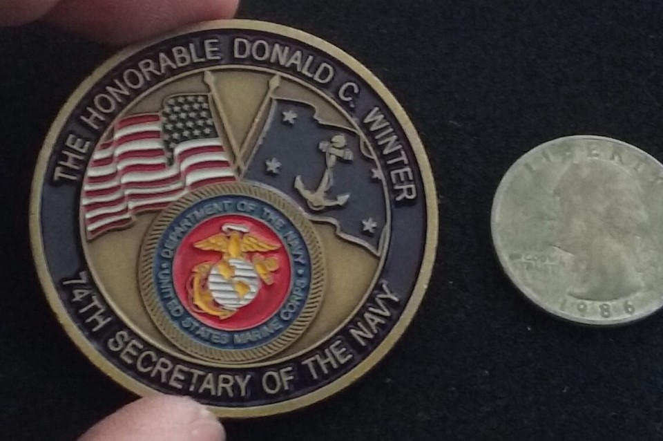 AUTHENTIC Admiral 74th US Secretary of the Navy Winter SECNAV USN ...