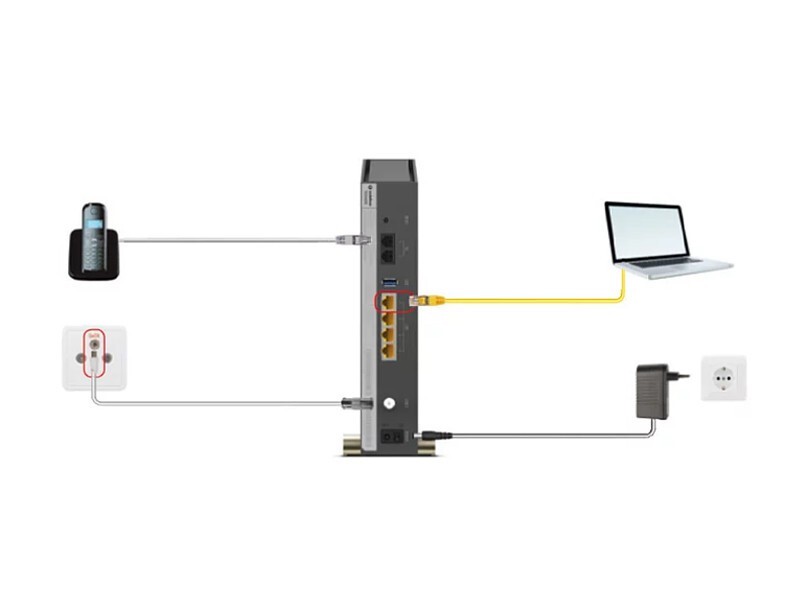 Vodafone Kabel Router Station Wi-Fi 6 CGA6444VF Grau 1010101114239 | eBay