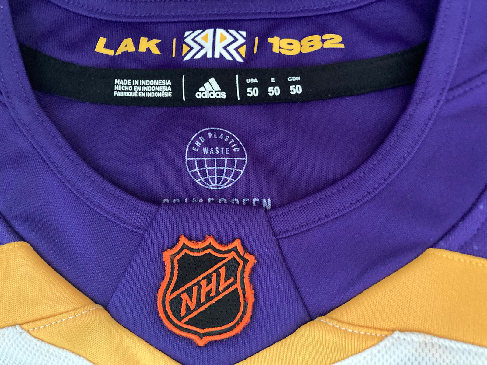 Adidas LA Kings Reverse Retro 2.0 Jersey Size 50 W/ RR Snapback Hat | eBay