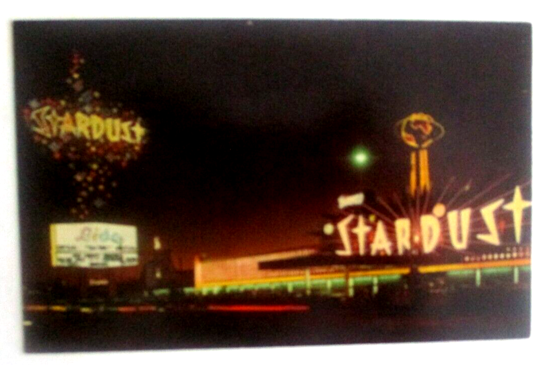 Vintage 1970s chrome postcard of long gone STARDUST HOTEL, LAS VEGAS | eBay