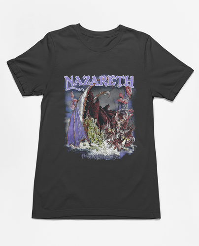 Nazareth Band Album Rock Music Merch Vintage Graphic 100% Cotton Shirt ...