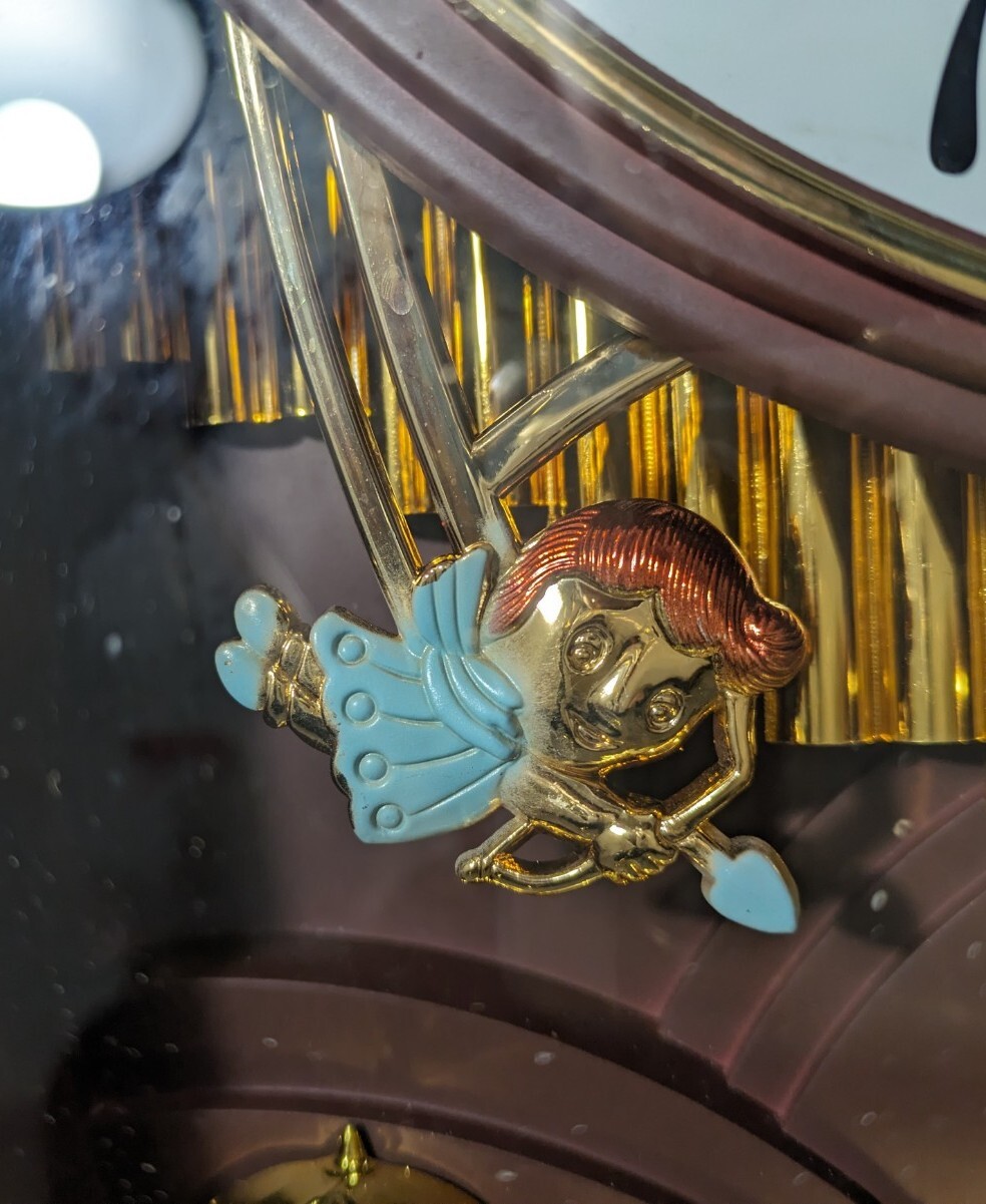 Read: RARE Vintage Aricays Romanza Musical Quartz Wall Clock Angels ...