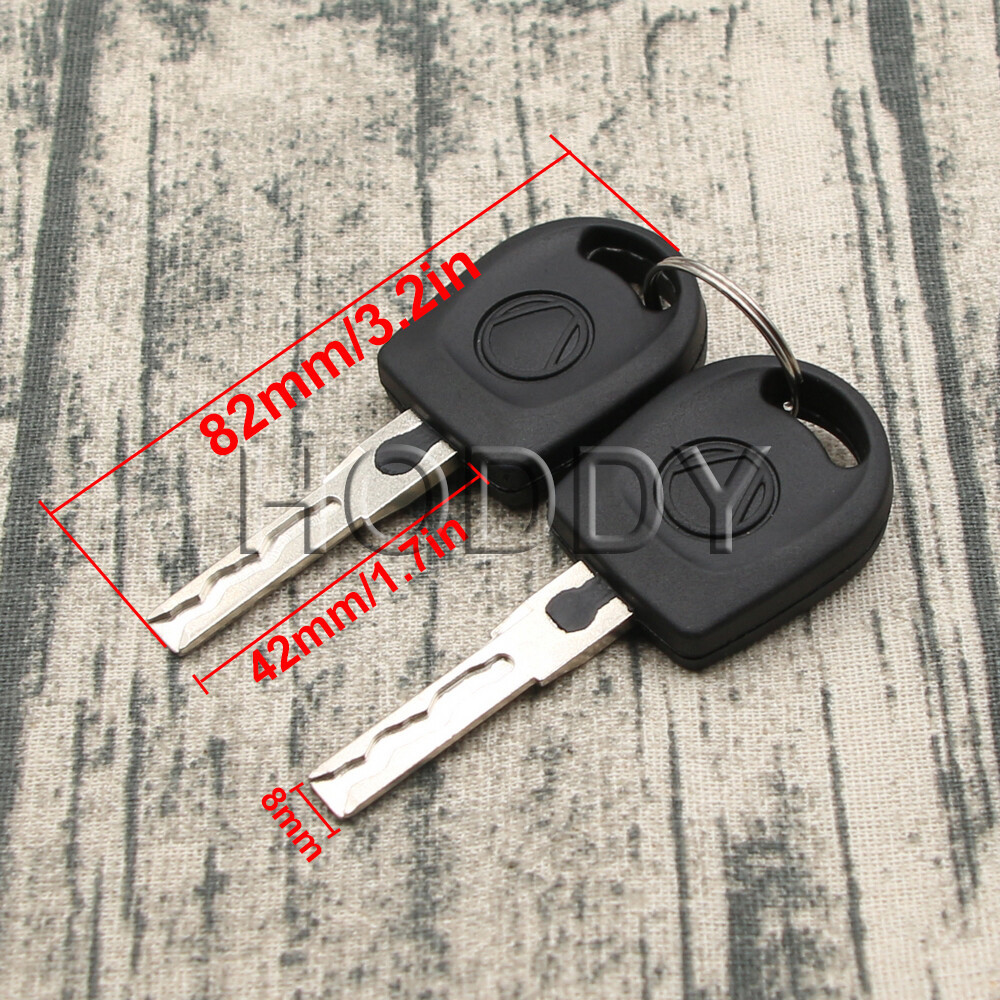 For VW Polo MK4 9N 02-08 Front Right Car Door Lock Barrel & 2 Keys ...