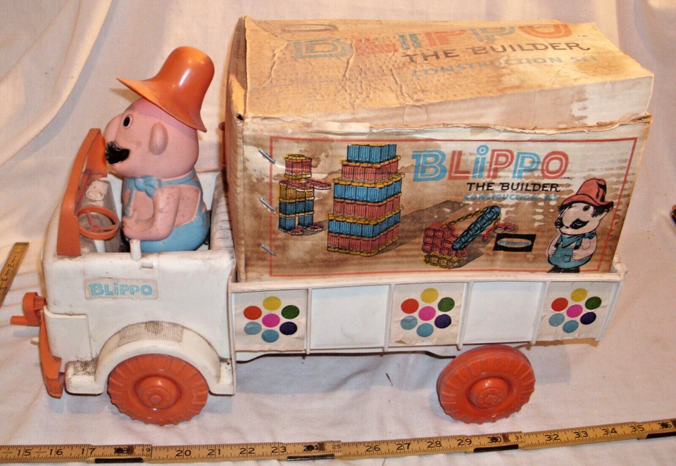 REMCO BLIPPO THE BUILDER CONSTRUCTION PLAY SET WITH TRUCK 1964 | eBay