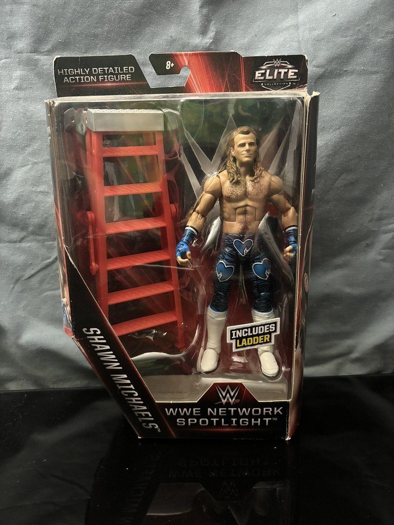 Mattel WWE Elite Network Spotlight Exclusive SHAWN MICHAELS Ladder HBK ...