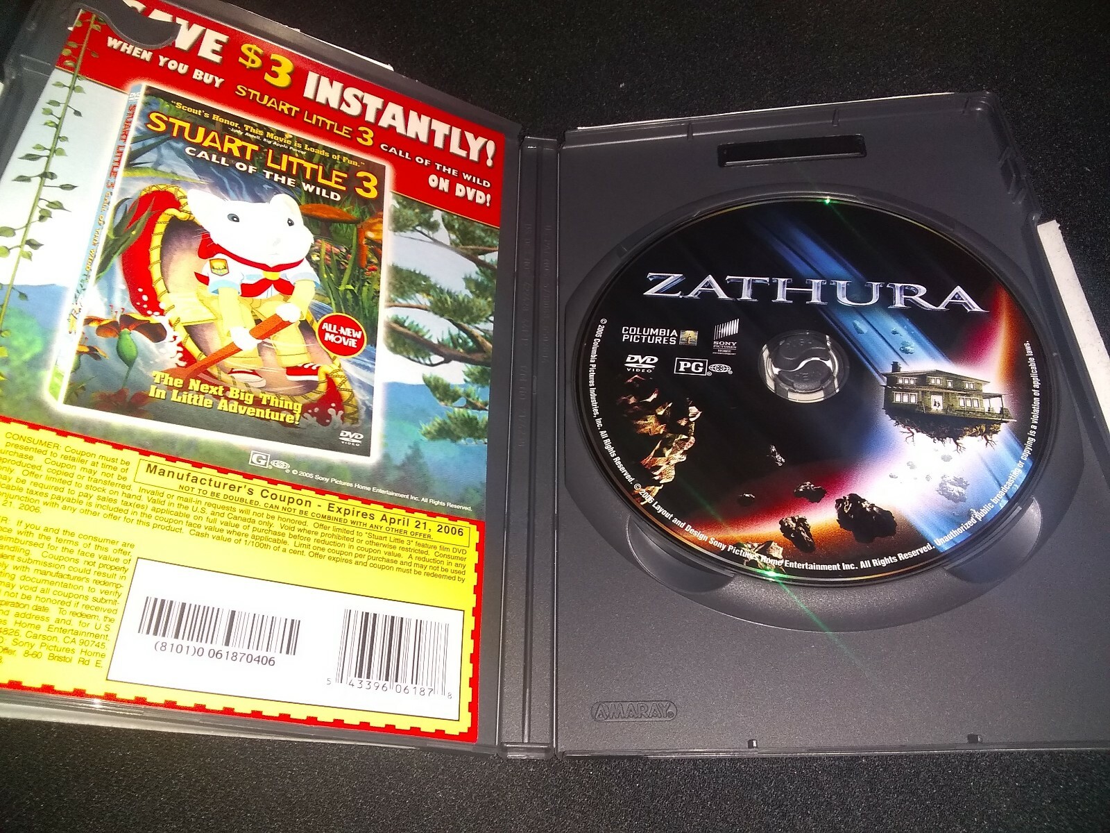 Zathura (DVD, 2006, Special Edition, Widescreen) 43396134751| eBay