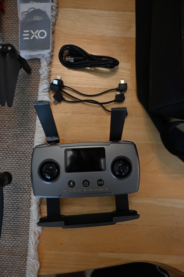 EXO Blackhawk 3 Pro 4K: 3840×2160@30fps 53min flight 2 Battery Kit 32 ...