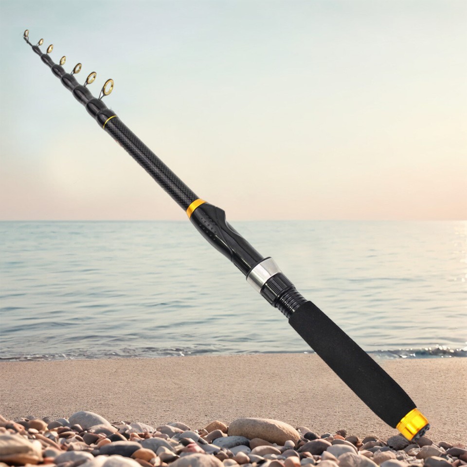 Carbon Fiber Fishing Rod Telescopic Spinning Rod Travel Rod for Carp ...
