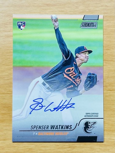 2022 Topps Stadium Club #SCBA-SW Spenser Watkins Auto (RC) Orioles | eBay