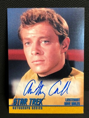 Anthony Call as LIEUTENANT Dave Bailey STAR TREK TOS Season 1 AUTOGRAPH ...