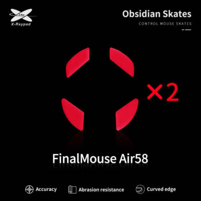 X-Raypad Obsidian Mouse Skates for Finalmouse Air58 / Ultralight Pro ...