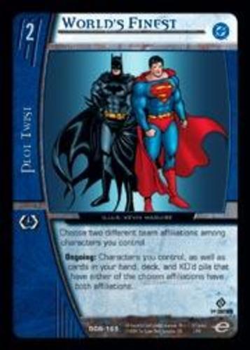 VS System: World's Finest [Played] DC Origins TCG CCG Classic Marvel DC ...