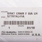 OEM 18-19 Subaru Front Left Side Bumper Corner Bracket Legacy Outback ...