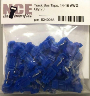 NCE ~ New 2025 ~ TBTB20 ~ Track Bus Taps ~ Blue ~ 5240286 | eBay