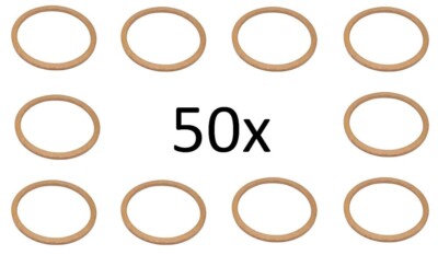 50 Stück U Scheibe Kupfer Dichtring Unterlegscheibe 32x38x2 mm DIN 7603 ...