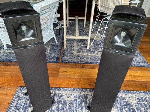 Klipsch VF-35 Floorstanding Tower Speakers (Pair) | Black | 2.0 Channel ...