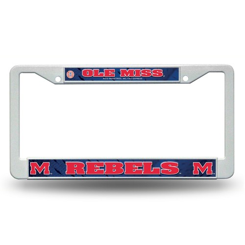 Ole Miss Rebels Plastic License Plate Frame. #478/K 94746304485 | eBay
