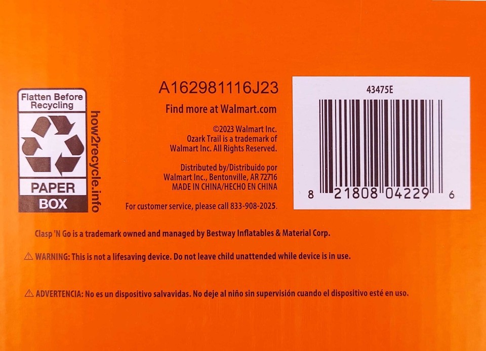 Ozark Trail Rapid Rider IV Quadruple River Tube, built-in Cooler ...