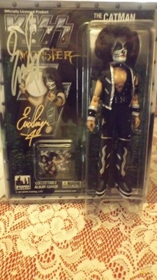 KISS Monster Action Figure Eric Singer - Catman Personal Autographed ...