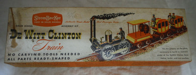 Vintage Strombecker 1831-GT DeWitt Clinton O-Gauge Wood Train Model Kit ...