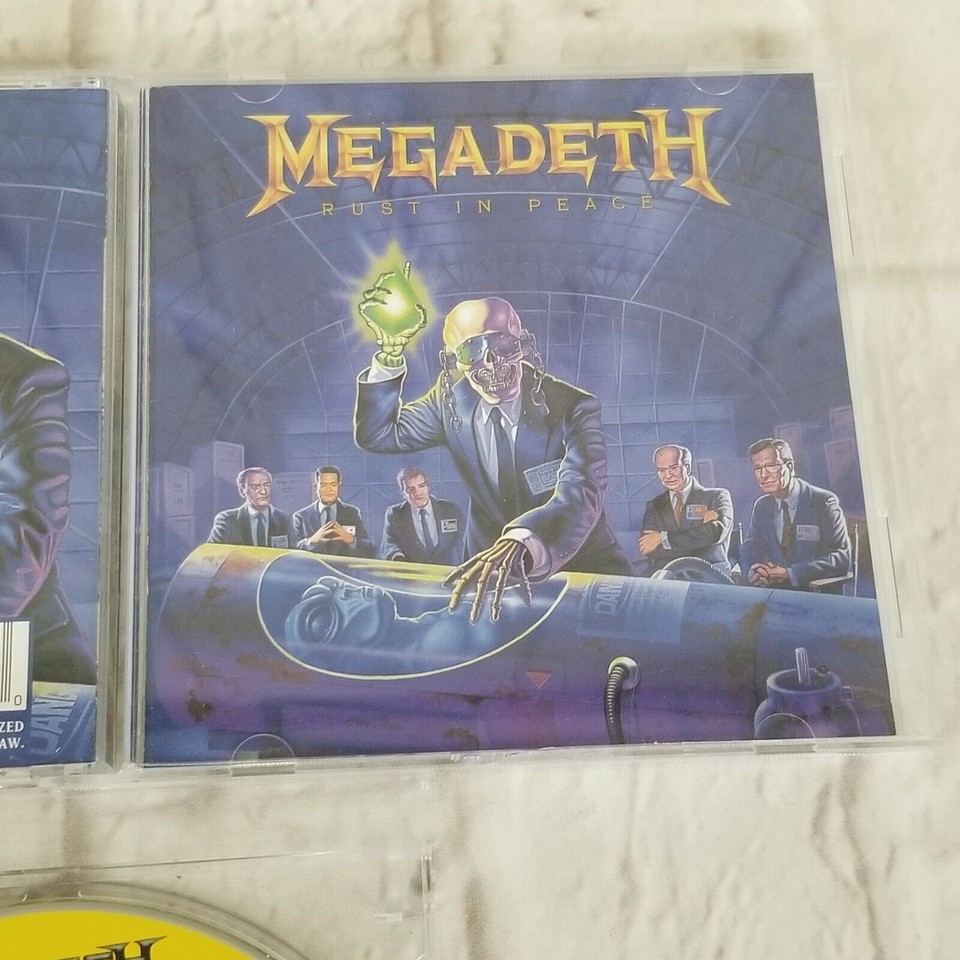 Rust in Peace Megadeth CD 2004 bonus track demo dave mustaine remixed ...
