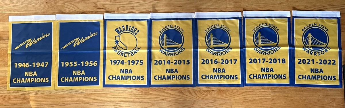 Golden State Warriors Championship Banners Sports Fever Golden State