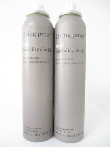 (Lot of 2) LIVING PROOF NO FRIZZ HUMIDITY SHIELD HAIRSPRAY 5.5 OZ ...