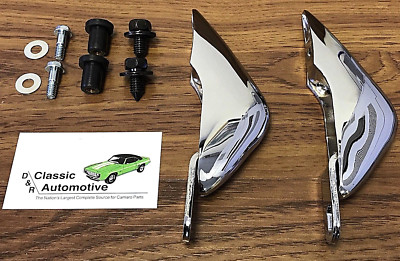 Camaro 70-73 Rear Bumper Bumperettes pair bumper guards 70 71 72 73 SS ...