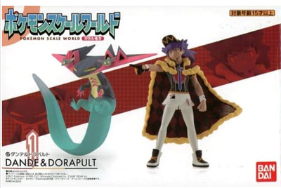 Pokemon Scale World Galar region Leon & Dragapult Figure P-BANDAI ...