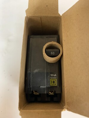 Square D QO260CP Miniature Circuit Breaker - 60 A, 2 Pole, 120/240 VAC ...