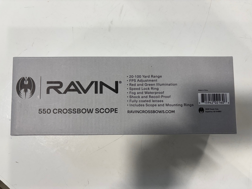 Ravin 550FPS Crossbow Scope with Speed Lock- Illuminated 815942021606| eBay