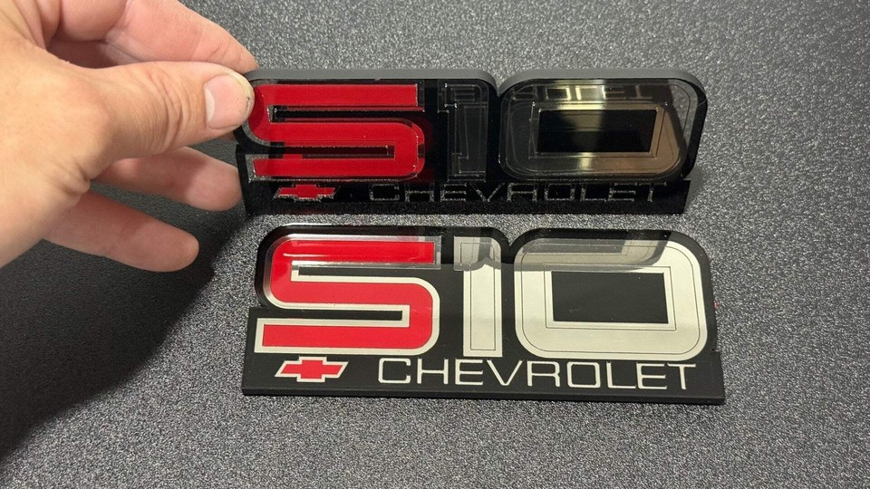 Chevrolet Chevy First Gen S10 Fender Emblem Pair repop | eBay