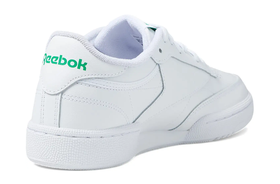 Man Reebok Club C 85 Sneaker shoe 100000155 Color White/Green Brand New ...