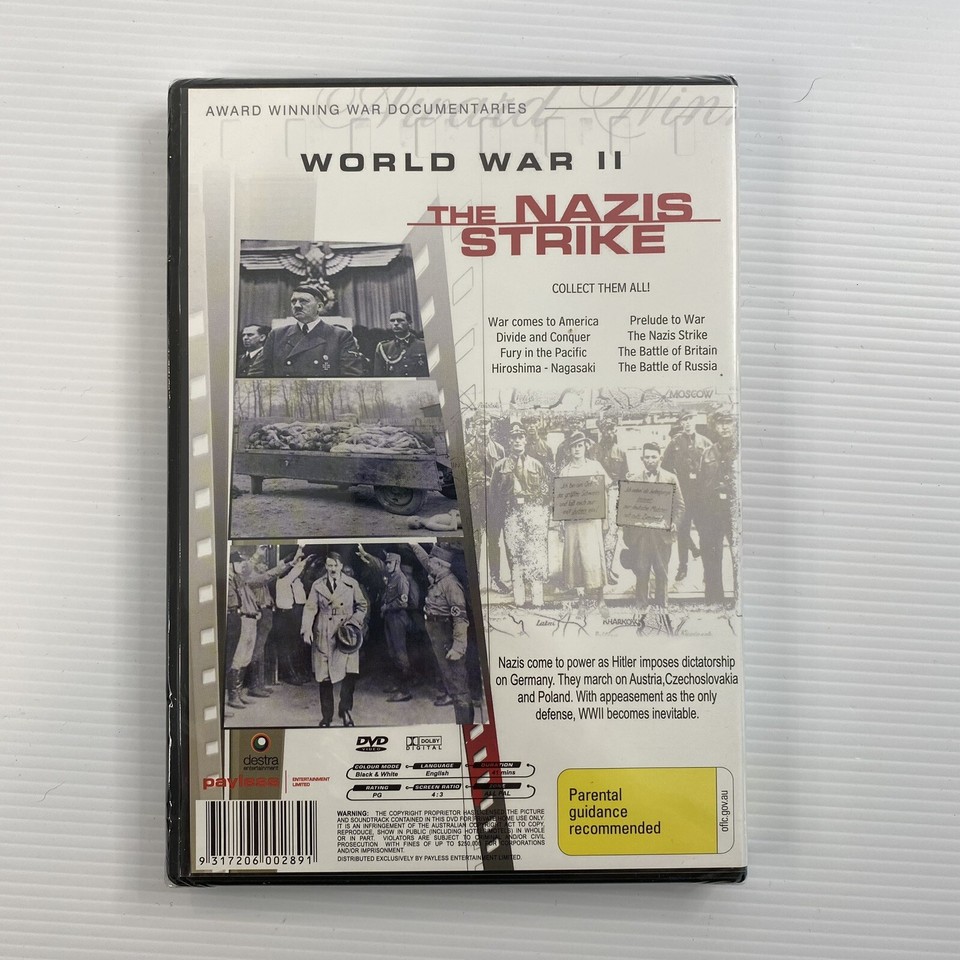 World War II 2 The Nazis Strike DVD R0 Region Free PAL Brand New Sealed ...