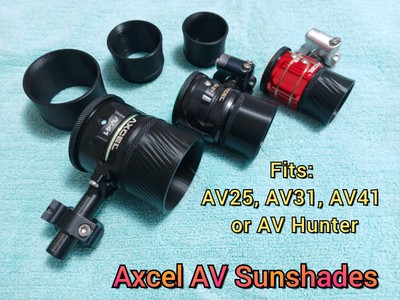 Axcel AV Sunshades *** Hooded Lens Retainer - Fits AV25, AV31, AV41 ...