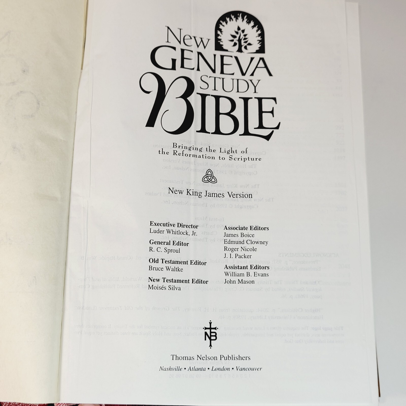 The New Geneva Study Bible (1995, Imitation Leather) for sale online | eBay