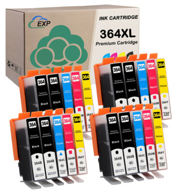 Drucker Patronen für HP 364 XL Deskjet 3520 3522 Officejet 4620 4622 ...