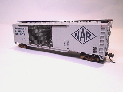Athearn HO Scale 50' Double Door Boxcar NORTHERN ALBERTA RAILWAYS - NAR ...