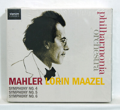 LORIN MAAZEL - MAHLER symphonies nos.4, 5 & 6 SIGNUM 3xCDs STILL SEALED ...