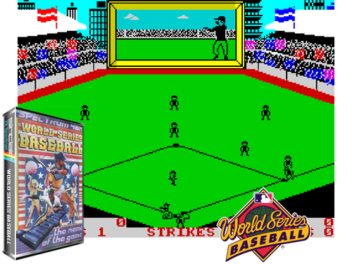 Sinclair ZX Spectrum 48K Game - WORLD SERIES BASEBALL - Imagine ...