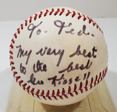 George Kissell St Louis Cardinals Coach Signed Baseball Personalized | eBay
