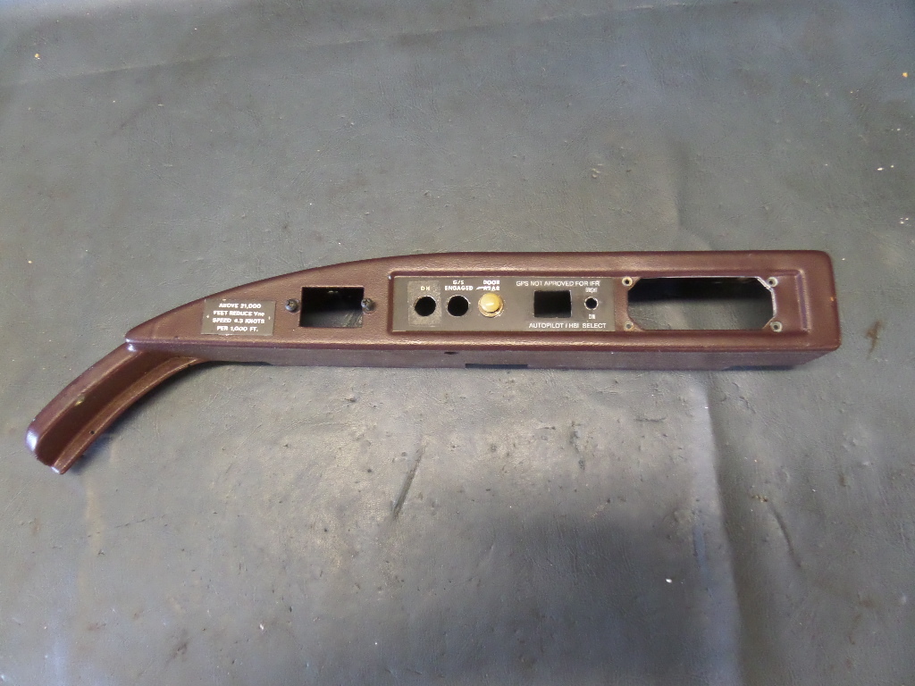 PIPER PA-23-250 AZTEC F LEFT INSTRUMENT PANEL TRIM COVER BEZEL | eBay ...