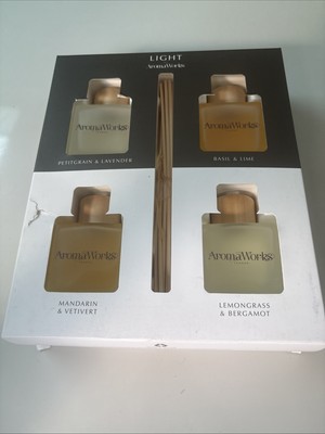 Aromaworks Light Range Reed Diffuser Gift Set 4 X 100ml | eBay UK